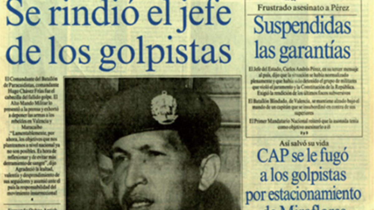 4F/1992: La intentona golpista del chavismo (Fotos y Video)